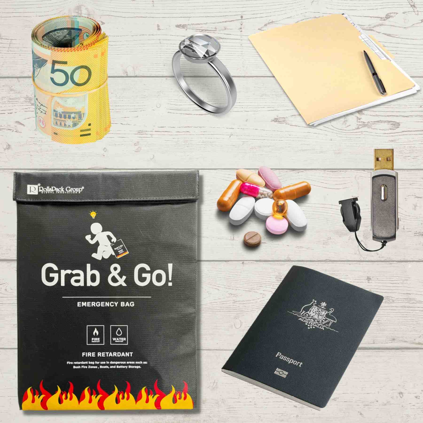 Fire-SAFE Emergency Bag | Independently Tested | Fire Resistant ...