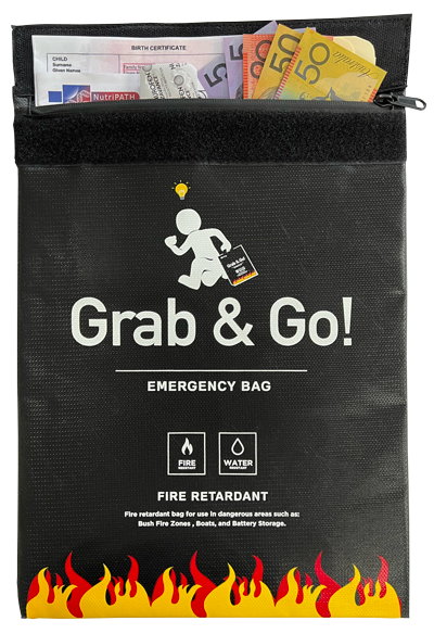 Fire-SAFE Emergency Bag | Independently Tested | Fire Resistant ...